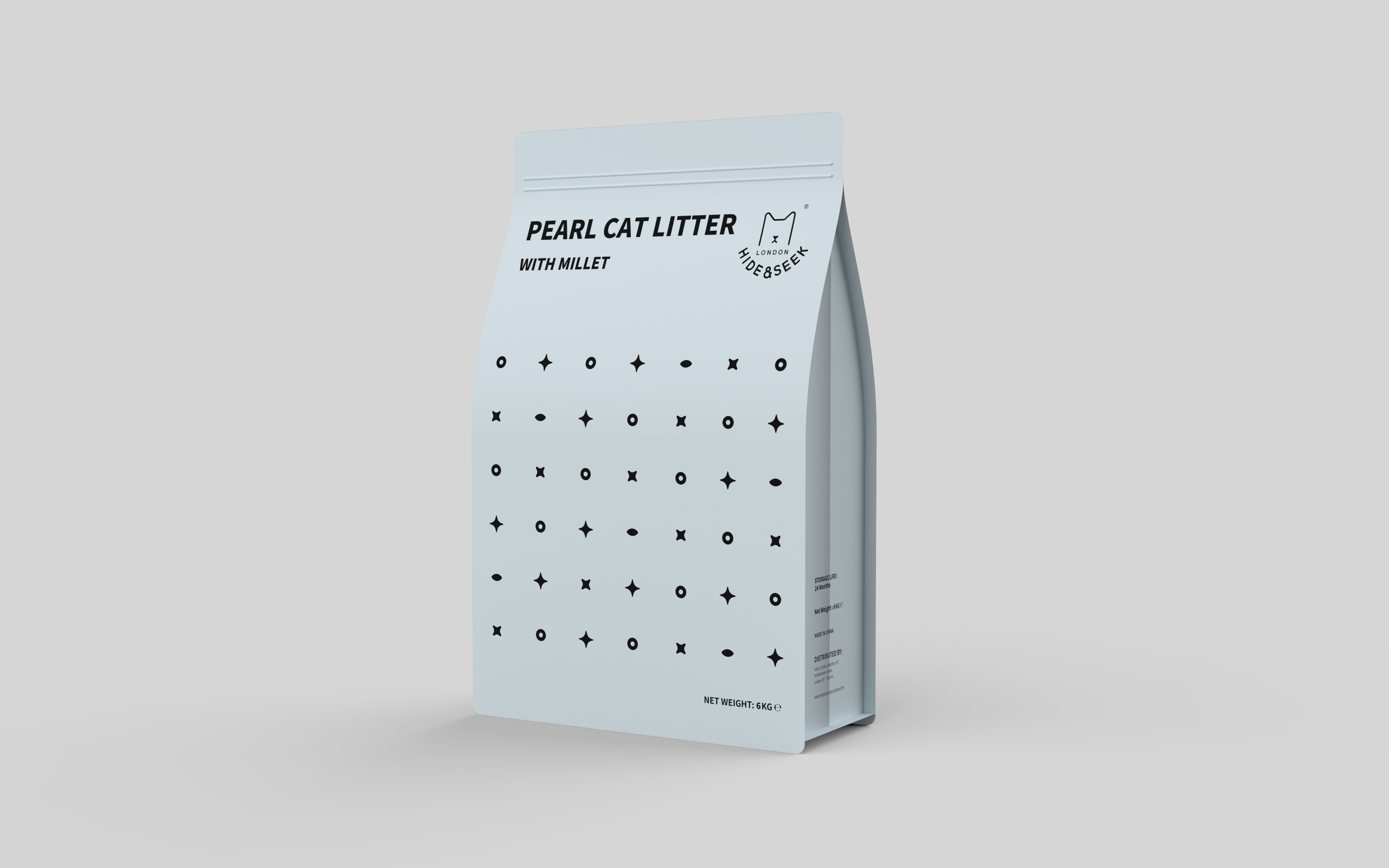 Pearl Cat Litter with Millet (Cassava Cat Litter with Millet) (6 KG ...